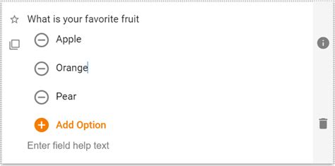Radio Button Field Form Fields And Components Gw Apps Support