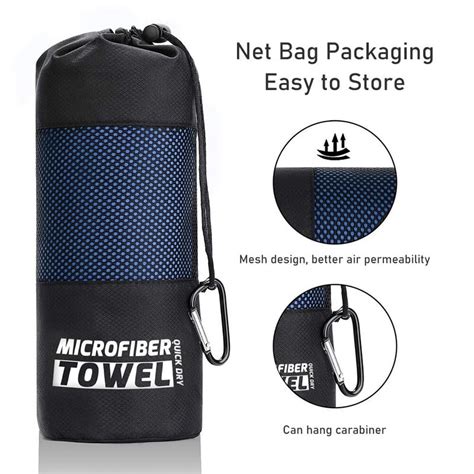 Badu Bg Микрофибърни кърпи за пътуване Спорт Бързосъхнеща Супер абсорбираща ултра мека джогинг