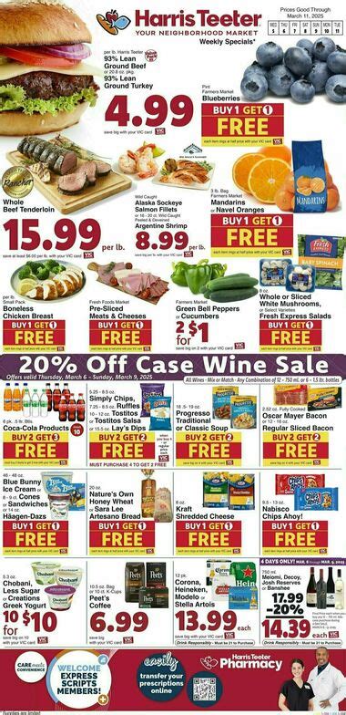 Harris Teeter Potomac Md Hours And Weekly Ad