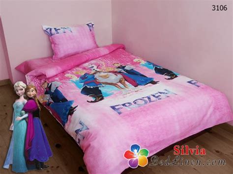 Детски спален комплект памук Замръзналото кралство розов