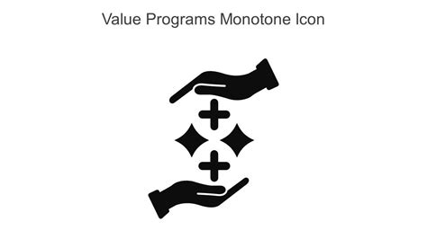 Value Programs Monotone Icon In Powerpoint Pptx Png And Editable Eps Format Ppt Example