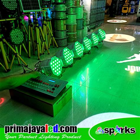 Set Par Led Dmx Spark Prima Jaya Led