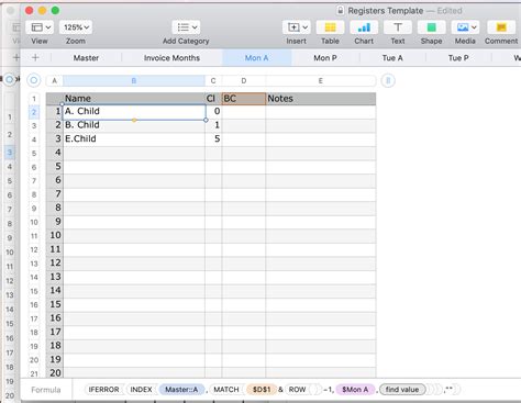 Numbers Dynamic COUNTIF Apple Community