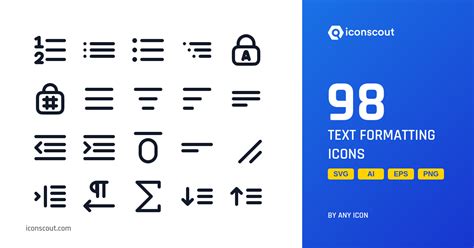 Download Text Formatting Icon Pack Available In Svg Png And Icon Fonts