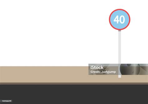 도로 측면 벡터입니다 벽지 텍스트를위한 여유 공간 복사 공간 도로 울타리 길 강철에 대한 스톡 벡터 아트 및 기타 이미지 강철 개념 개념과 주제 Istock