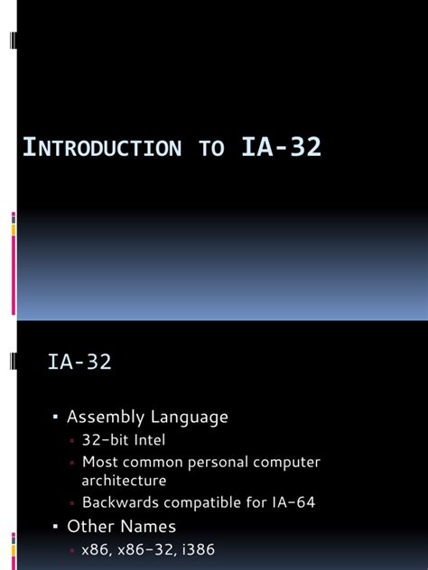 ia32 pdf assembly language computing