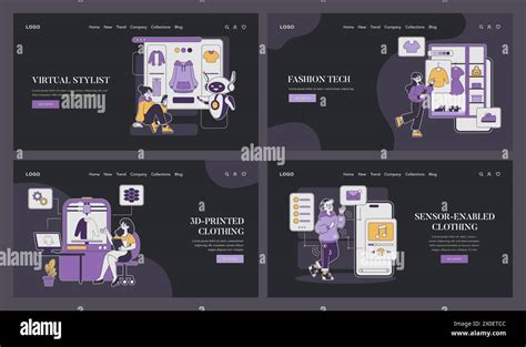 Fashion Tech Set Virtual Stylist And Smart Wardrobe Concepts 3d Printed And Sensor Enabled