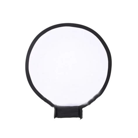 Speedlight Foldable Flash Diffuser Mini Softbox Reflector 20cm Round