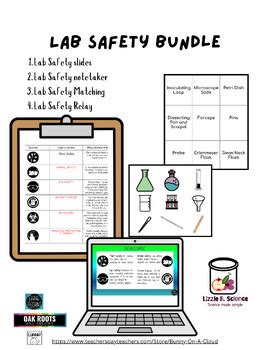 Lab Safety Equipment Matching By Lizzie B Science TPT