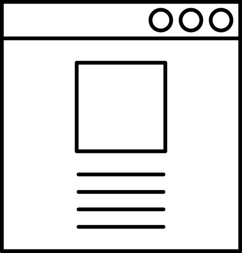 Flat Style Web Browser Window Icon 25013589 Vector Art At Vecteezy