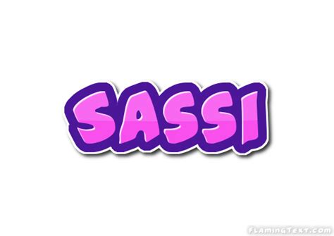 Sassi Logo Free Name Design Tool Von Flaming Text