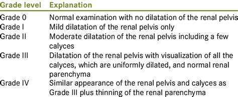 Society Of Fetal Urology Grading System Download Scientific Diagram