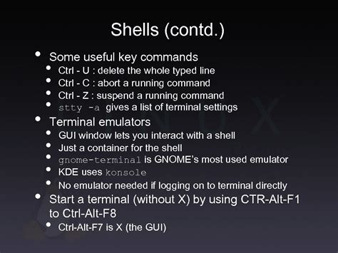 Shell — Introduction Commands Chapter Iii