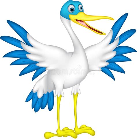 Happy Duck Cartoon Stock Illustration Illustration Of Hand 30741554