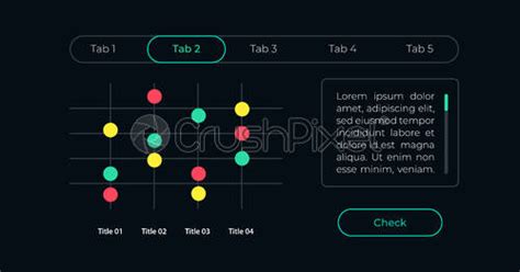 Dot Plot Diagram Ui Element Template Stock Vector 6287855 Crushpixel