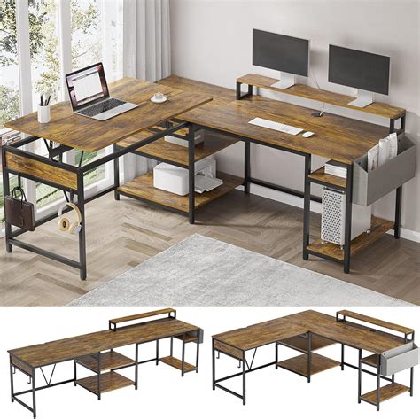 Sedeta 984” Office Desk L Shaped Desk With Lift Top