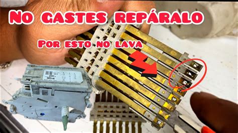 Como Reparar Un Programador De Una Lavadora Whirlpool Youtube