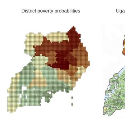 jiangxia and huangpi s projected pi a1 b1 and lisa a2 b2 maps show download scientific
