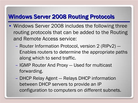Ppt Configuring Routing And Remote Access Rras And Wireless