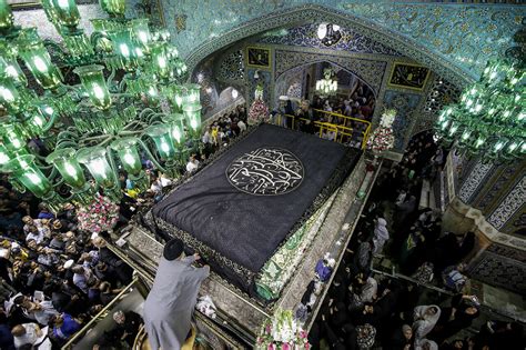 Imam Reza Shrine Clad In Black For Muharram Tehran Times