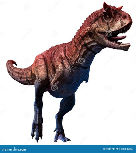 Carnotaurus Sastrei 3d Illustration Stock Illustration Illustration