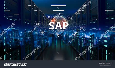 Sap Business Process Automation Software Management Stock Illustration