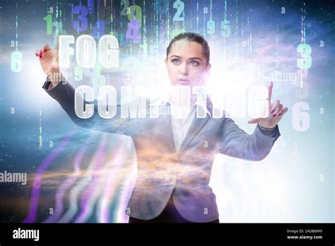 Concept Of Cloud Edge And Fog Computing Stock Photo Alamy
