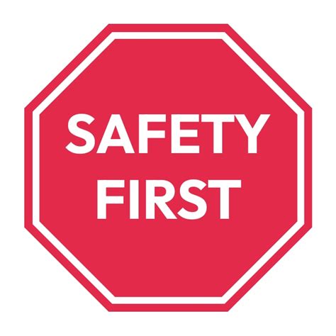 Safety First Sign Template Postermywall
