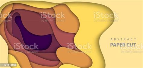 노란색과 주황색 색상 종이 잘라 모양과 벡터 배경입니다 3d 추상 종이 아트 스타일 비즈니스 프리젠 테이션 전단지 포스터 인쇄 장식 카드 브로셔 커버를위한 디자인 레이아웃
