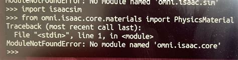 No Module Named Re After Pip Install Isaacsim Isaac Sim Nvidia Developer Forums