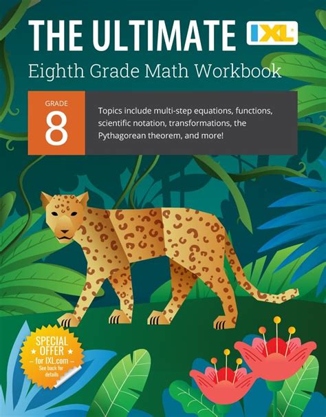 Ixl Ultimate Grade 8 Math Workbook Algebra Prep Geometry Multi Step Equations Functions