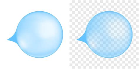 Inflated Blue Bubble Gum Chewing Bubblegum Ball Cute Girly Design Element Realistic