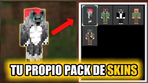 Como Hacer Tu Pack De Skins En Minecraft Pe Como Hacer Un Skin Pack En