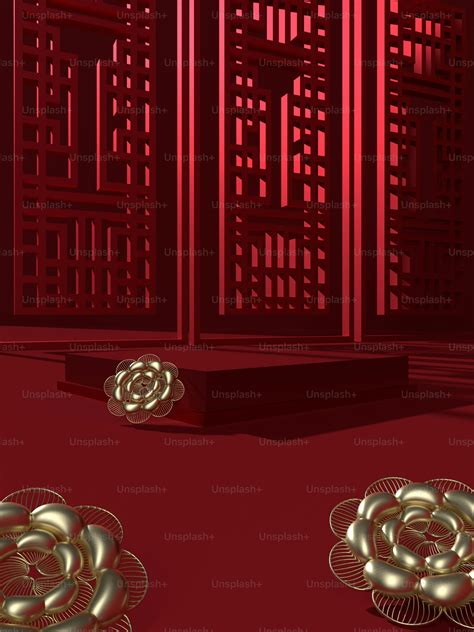 레드 카펫과 붉은 벽이있는 빨간 방 사진 Unsplash의 빨강 이미지