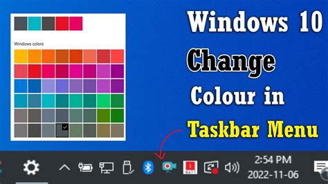 How To Change Taskbar Color On Windows 10 Windows 10 Me Taskbar Ka