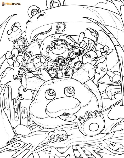 Pikmin Coloring Pages