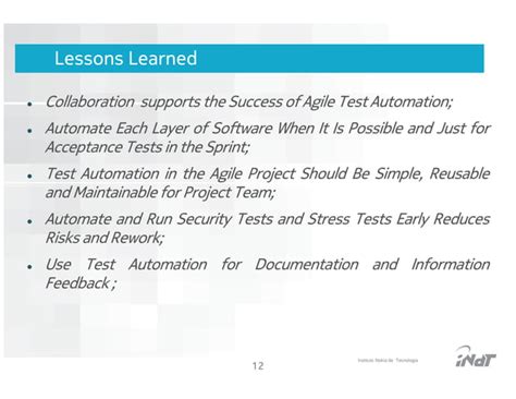 Strategies For Agile Software Test Automation Ppt