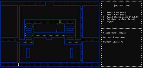 Github Ariyan Chx86masm Pacman Pacman Game Using Irvine Library For Graphics