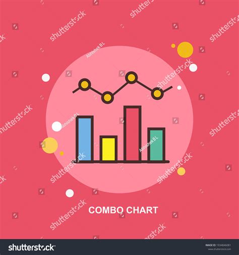 Combo Bar Graph Line Graph Chart Stock Vector Royalty Free Shutterstock