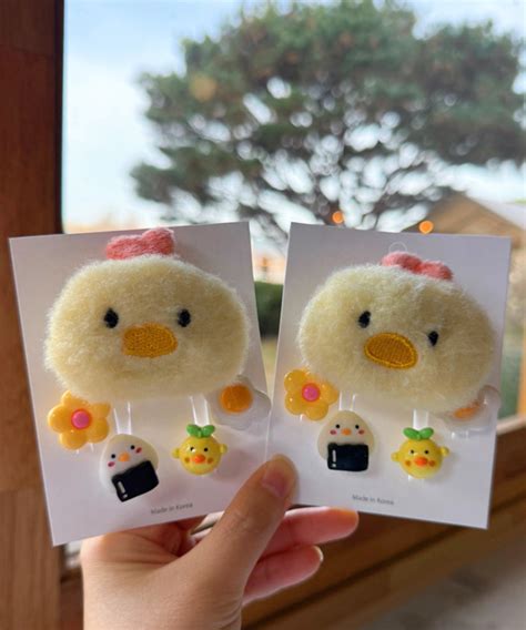 11 할인 병아리 인형 귀여운 겨울 파츠 세트 신발꾸미기 신꾸 에이블리