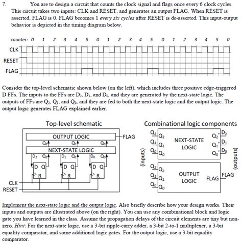 Solved You Are To Design A Circuit That Counts The Clock Chegg Com