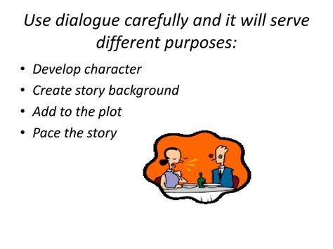 Ppt How To Use Dialogue In Fiction Powerpoint Presentation Free Download Id2630506