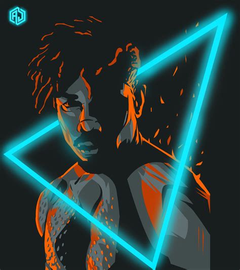 Artstation Killmonger Vector Illustration