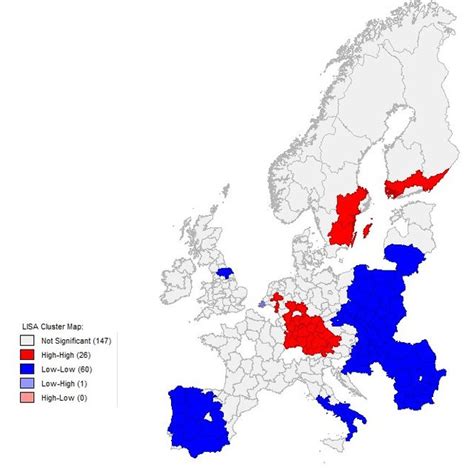 Figure A4 Local Indicators Of Spatial Association Significance Map For
