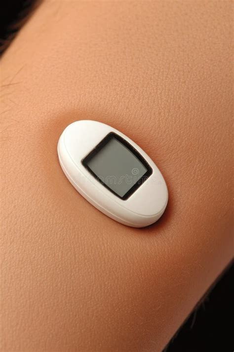 Continuous Glucose Monitoring Sensor On Skin For Diabetes Management