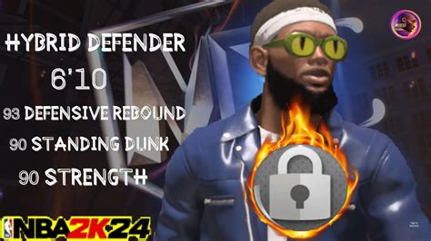 610 Hybrid Defender Nba 2k24 Next Gen Build Youtube