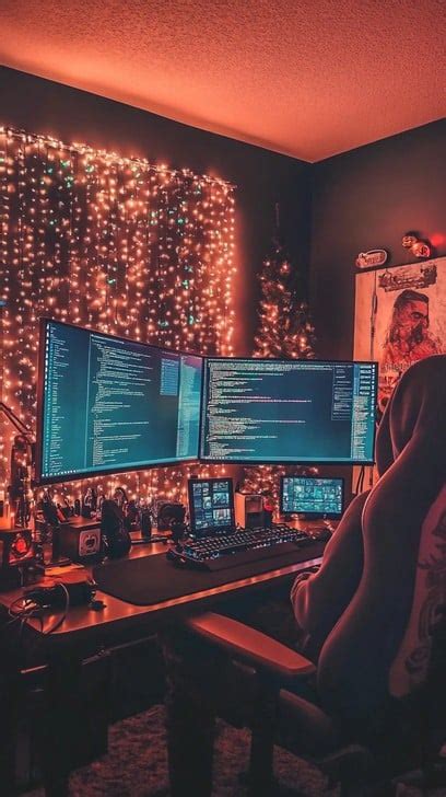 Free Cozy Coding Setup Photo Coding Programmer Computer Download
