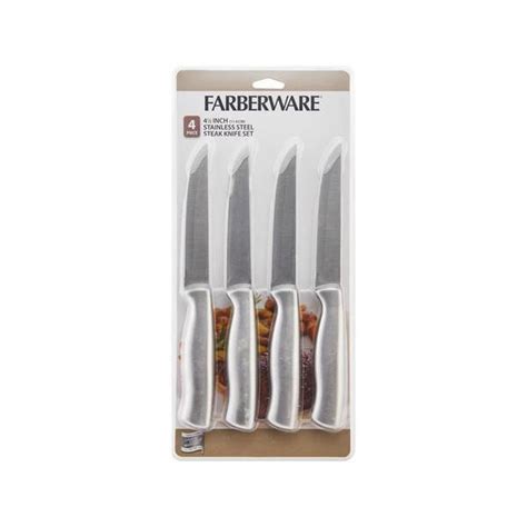 Upc 045908111397 Farberware Set Of 4 Stainless Steel Steak Knives