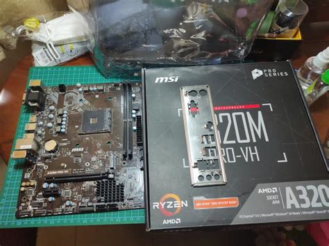 Msi A M Pro Vh Motherboard Socket Am Computers Tech Parts Accessories Computer Parts