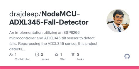 Github Drajdeepnodemcu Adxl345 Fall Detector An Implementation Utilizing An Esp8266